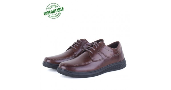 Chaussures Médicale 100% Cuir EXTRA Confortable 306N