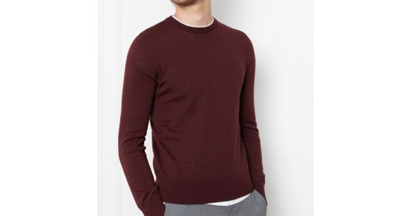 Pull Pour Homme Très Doux Coupe Droite bleu